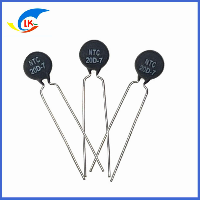 Small MF72 20D-7 NTC Power Thermistor For LED Power Ballast Inrush ...